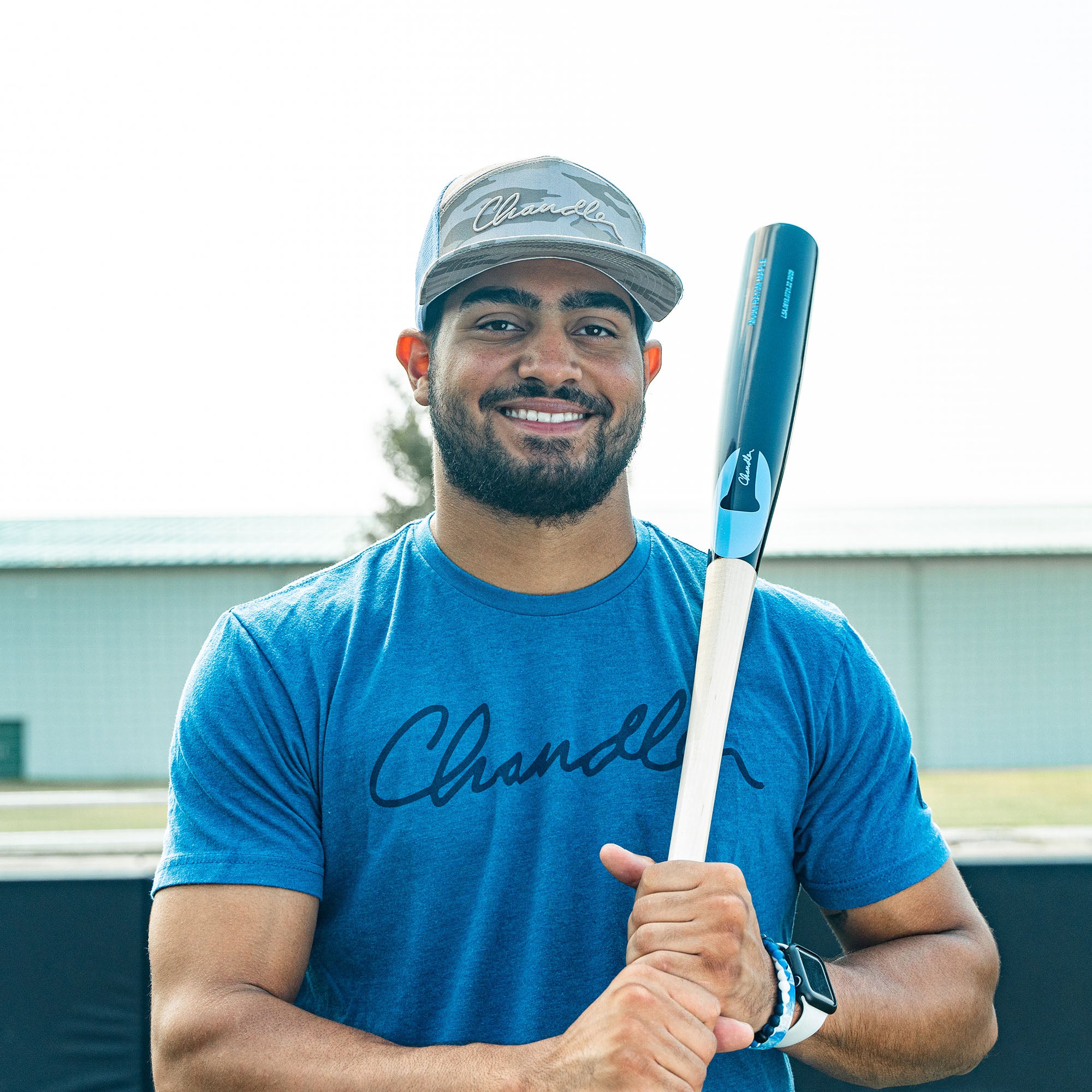 Chandler Bats | American Flag Logo Tee + Camo Hat Bundle
